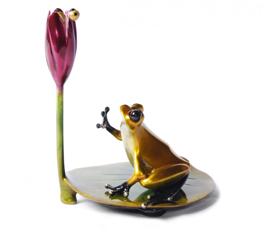 Frogman Tim Cotterill Bronze Frog Sculpture - Hepplestone Fine Art