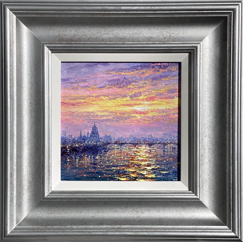 Evening Sparkle The Thames by Andrew Grant Kurtis Original Painting ...