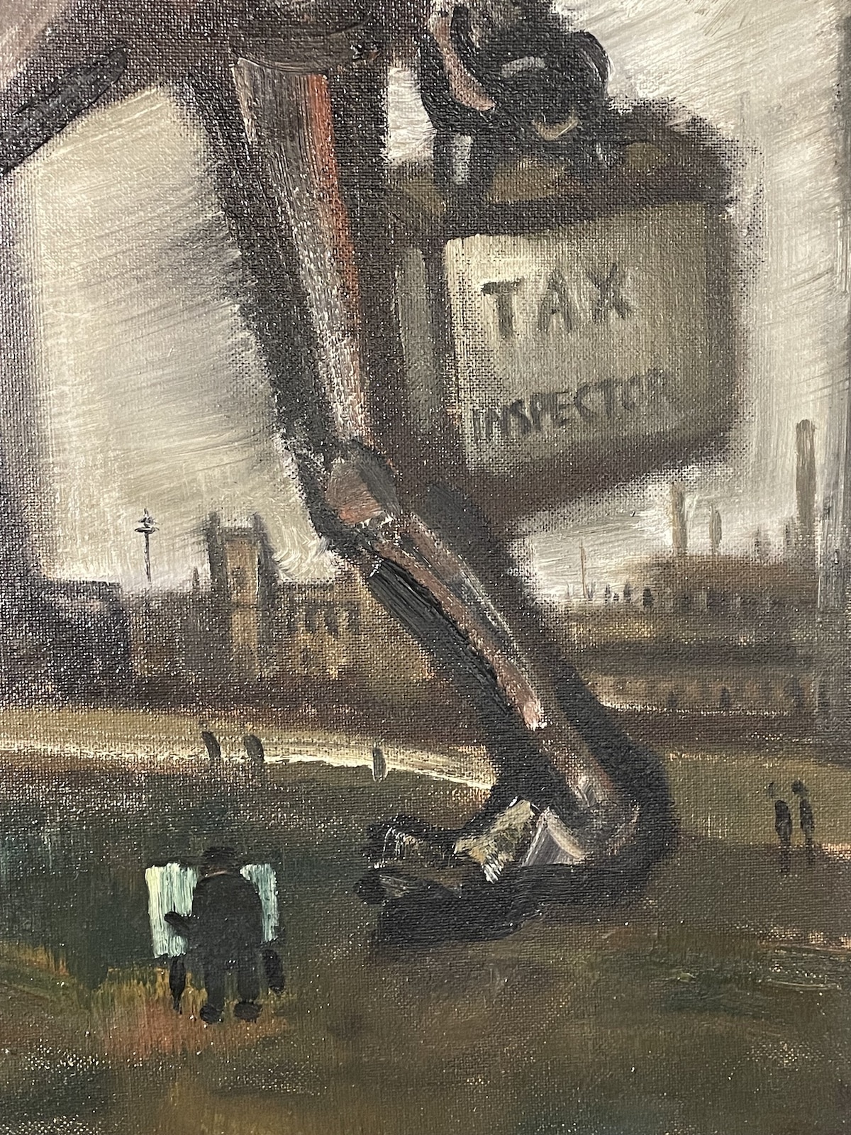 Big Brother Is Alive and Well by Theodore Major Original Painting