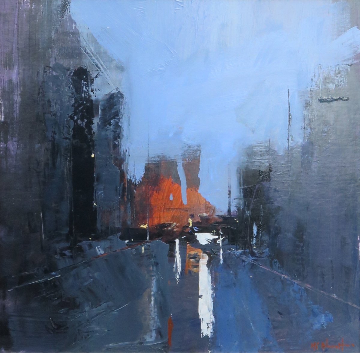 Michael John Ashcroft #whentostop - Hepplestone Fine Art