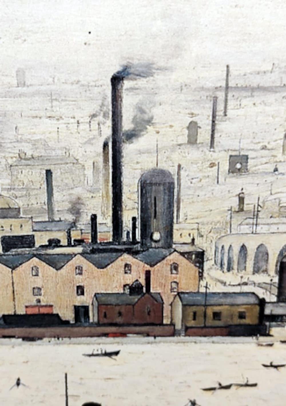 The Pond by LS Lowry Signed Limited Edition Print