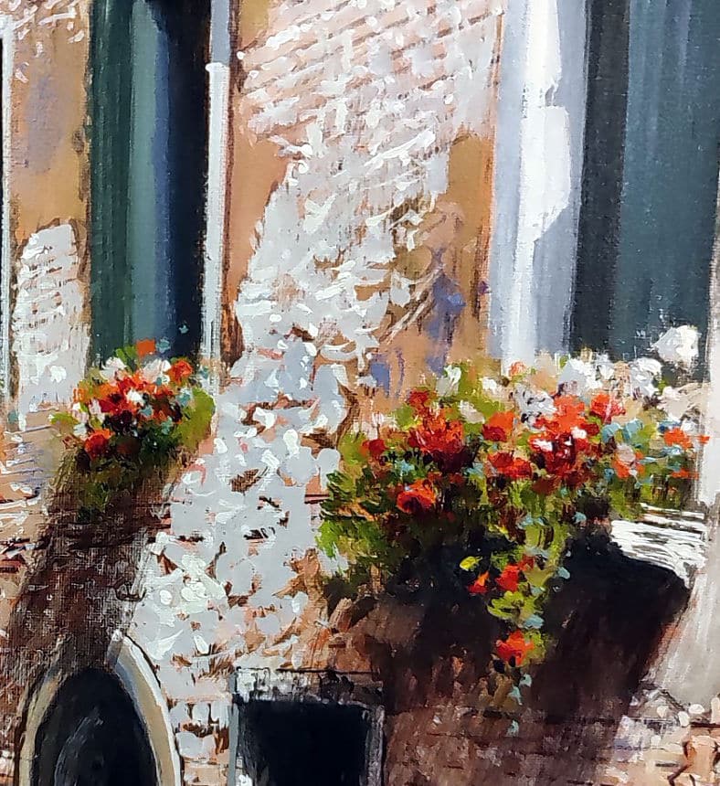 Venetian Spring by Raffaele Fiore Original Painting