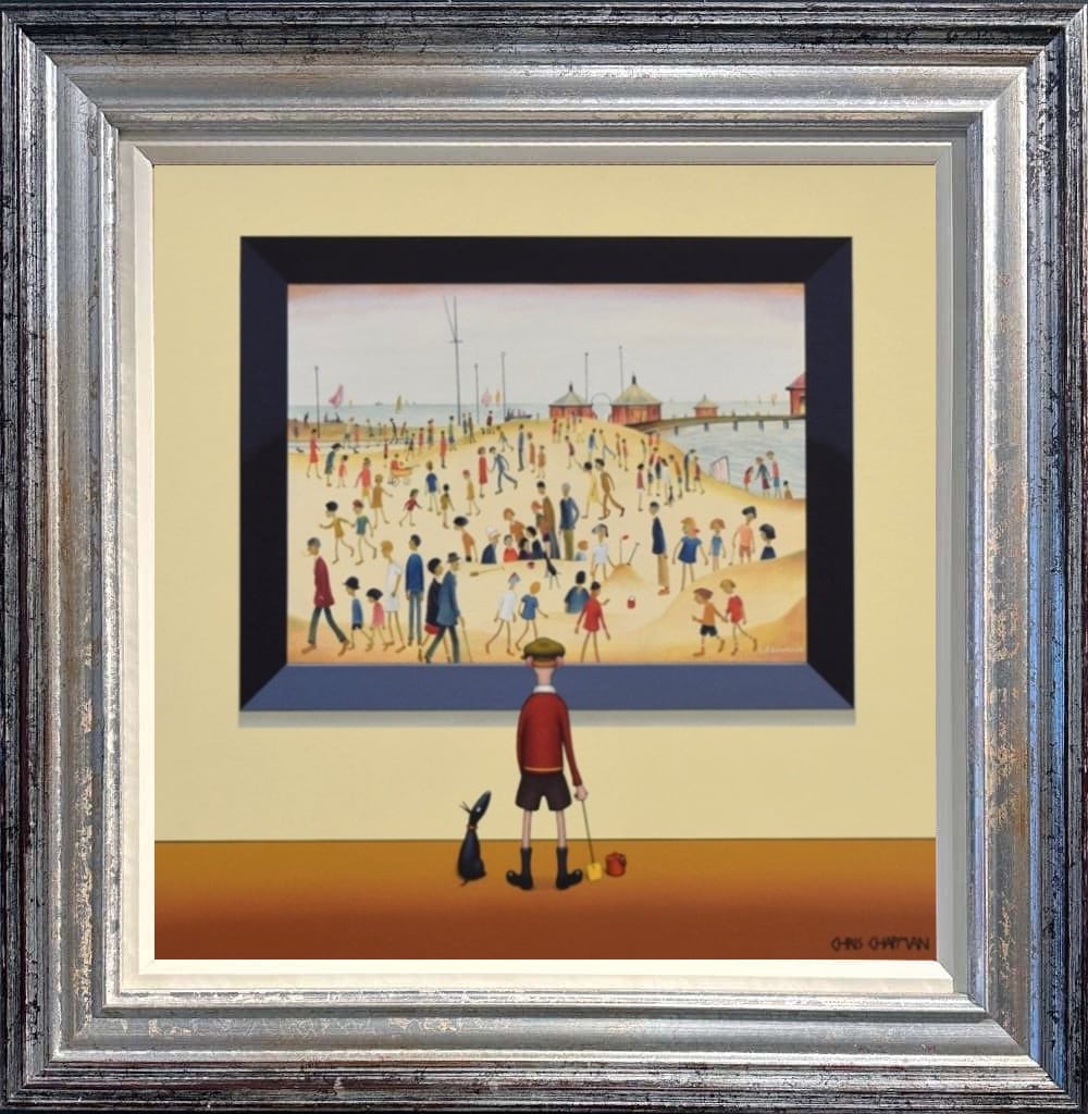 On the Beach by Chris Chapman Limited Edition Print FREE UK Delivery