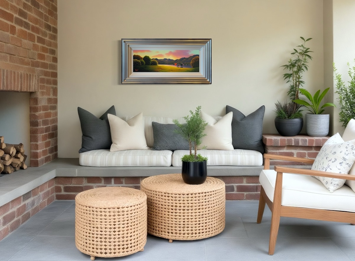 Our Family Time David Renshaw Original Painting