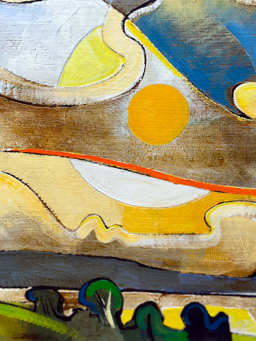 Reservoir Sun by Geoffrey Key Original Painting