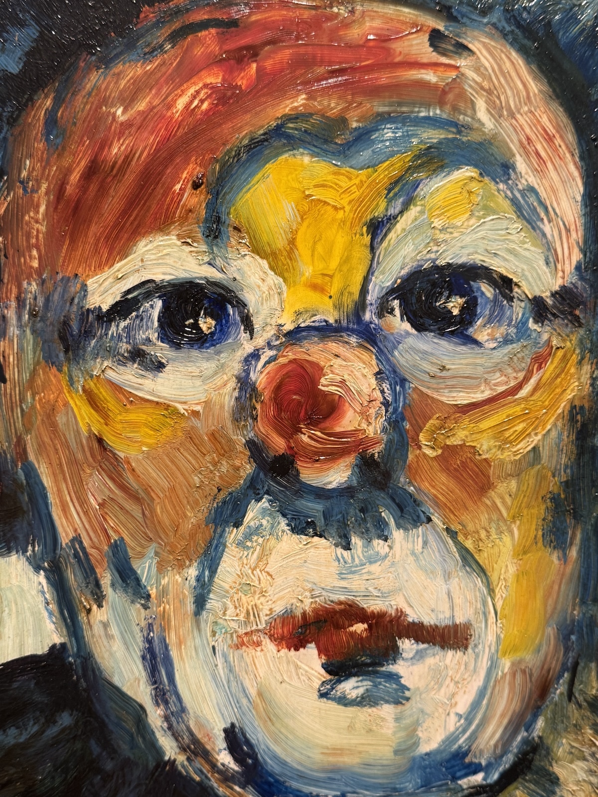 Sad Eyed Clown by James Lawrence Isherwood Original Painting