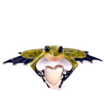 Heartthrob by Frogman Tim Cotterill Bronze Sculpture - Hepplestone Fine Art