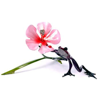 Pink Chiffon by Frogman Tim Cotterill Bronze Sculpture - Hepplestone ...