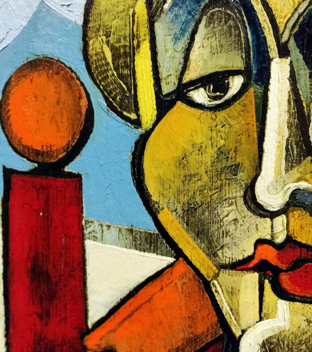 Queen of Diamonds by Geoffrey Key Original Painting